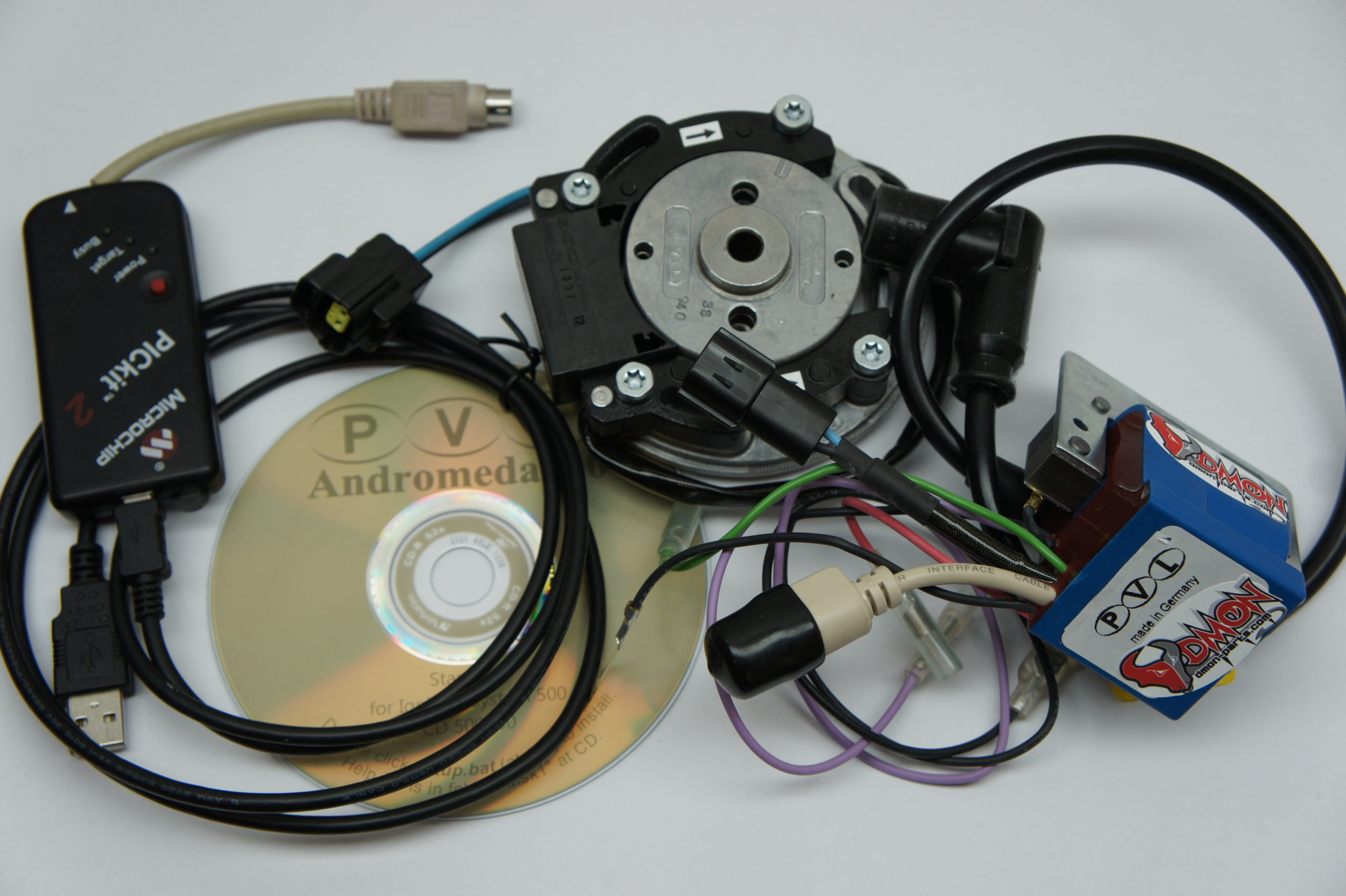 PVL Coil free programable complete System, Software , CD, Coil Stator ...